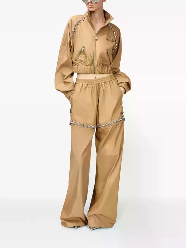 AREA Crystal-embellished Jacket