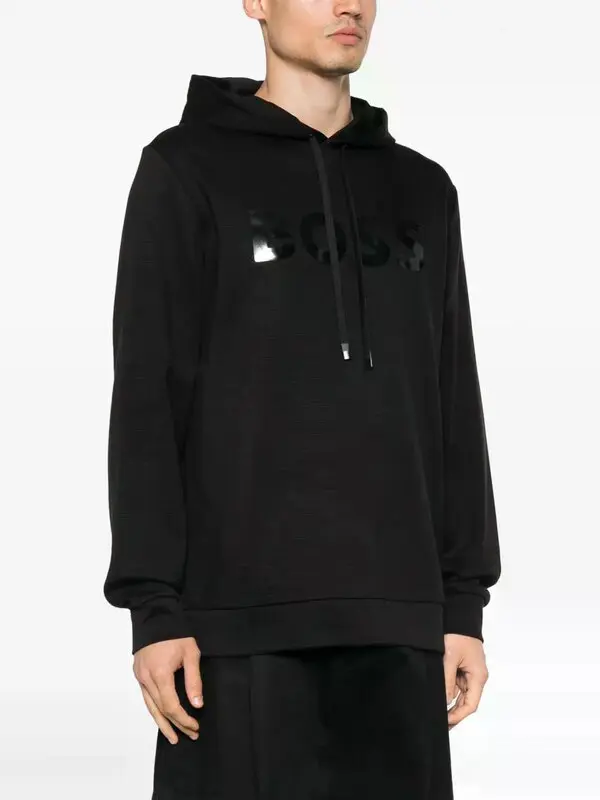 BOSS Logo Drawstring Hoodie