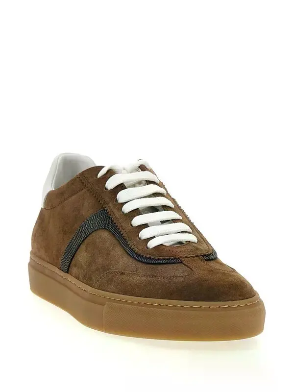 Brunello Cucinelli Monili-embellished Sneakers