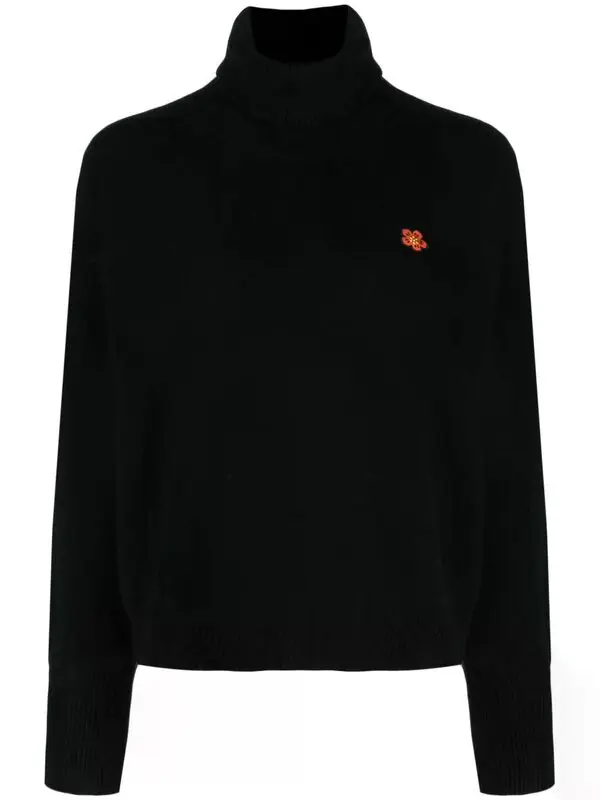 Kenzo Boke Flower-patch Wool Jumper