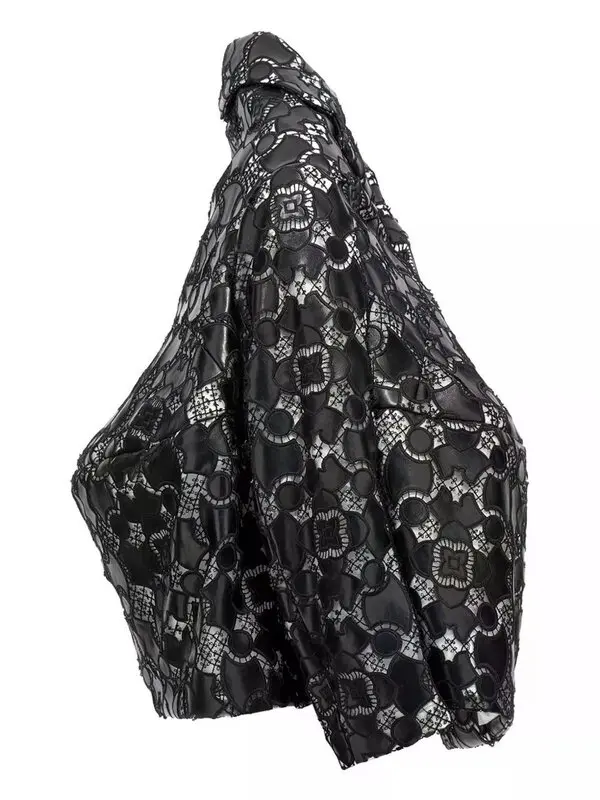 Comme Des Garçons Lace-appliqué Jacket