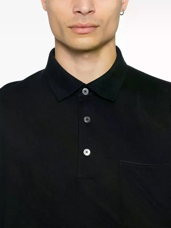 Zegna Cotton Polo Shirt - Blue