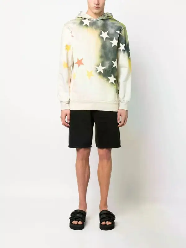 Palm Angels Star-print Cotton Hoodie