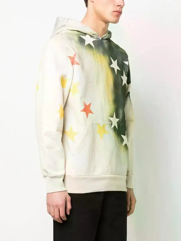 Palm Angels Star-print Cotton Hoodie