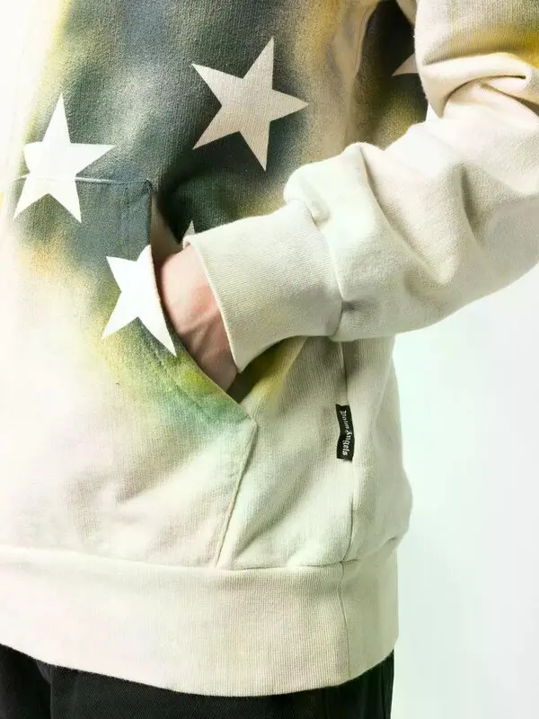 Palm Angels Star-print Cotton Hoodie