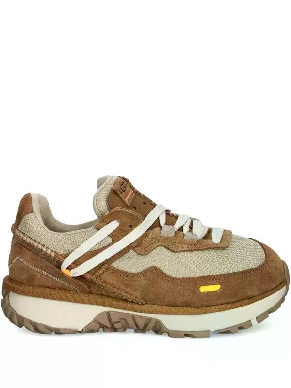 UGG Retrofi Suede-paneled Running Sneakers - Brown