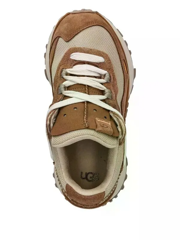 UGG Retrofi Suede-paneled Running Sneakers - Brown