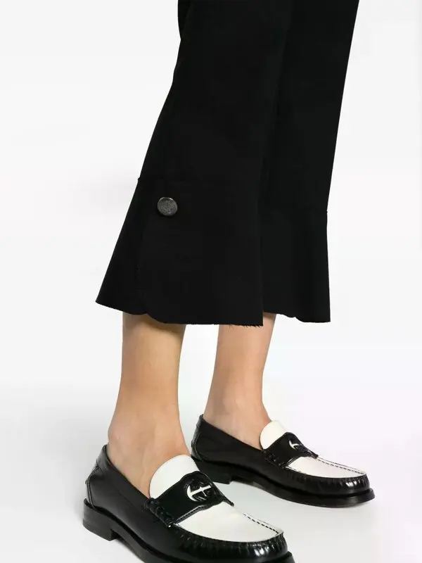 MSGM High-waisted Cropped Trousers