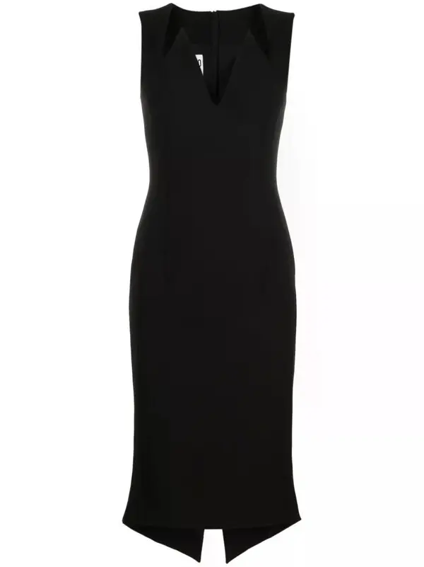 Moschino V-neck Midi Dress
