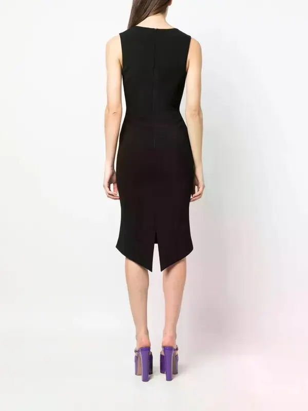 Moschino V-neck Midi Dress