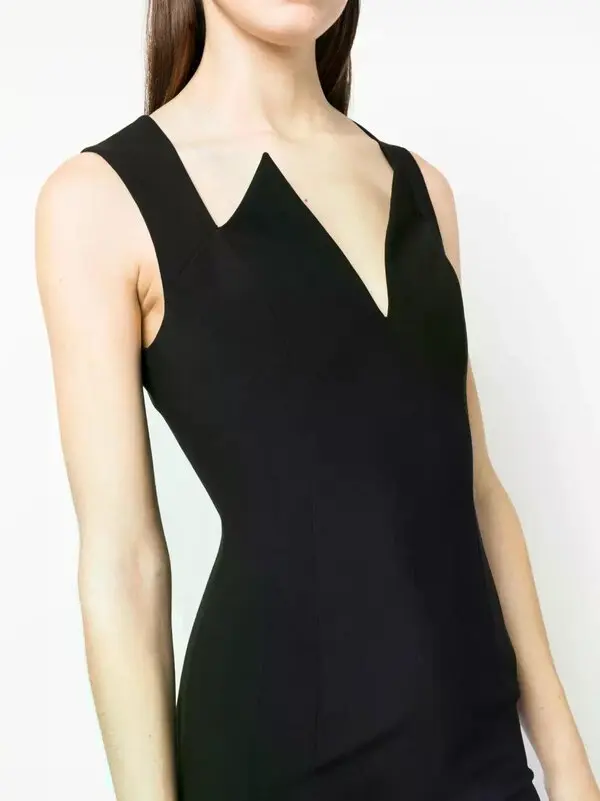 Moschino V-neck Midi Dress