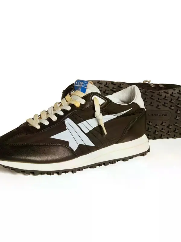 GOLDEN GOOSE Marathon Panelled Sneakers - Black