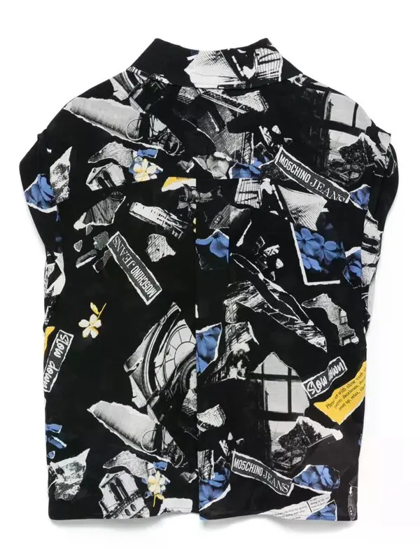 Moschino Patchwork-print Shirt