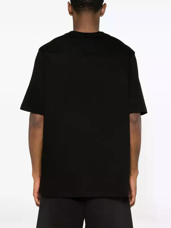 LANVIN Logo-embroidered Cotton T-shirt