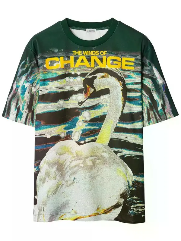 Burberry Graphic-print Crew-neck T-shirt