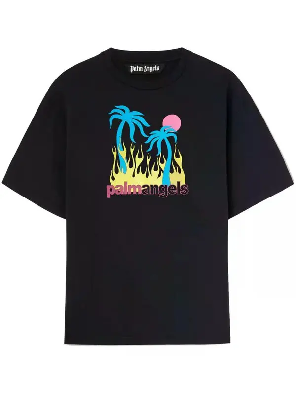 Palm Angels Burning Oasis T-shirt