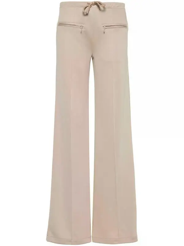 COURREGES Logo-patch Ribbed Trousers