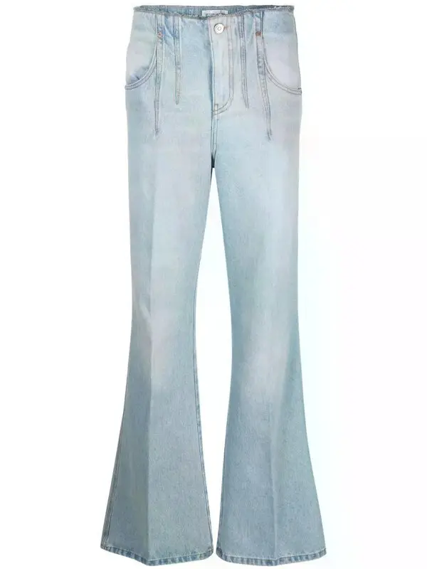 Victoria Beckham Distressed Flared Jeans