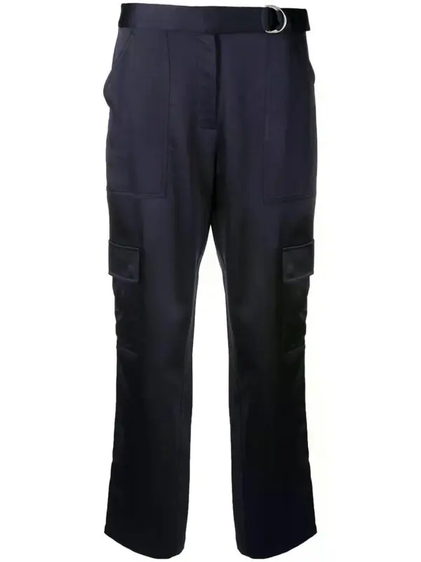 Simkhai Tapered-leg Satin Trousers