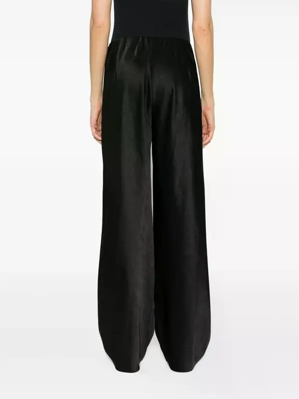Vince Straight-leg Satin Trousers - Black