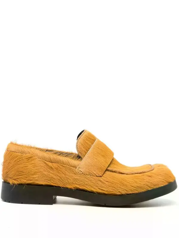 Camper Square-toe Textured Loafers