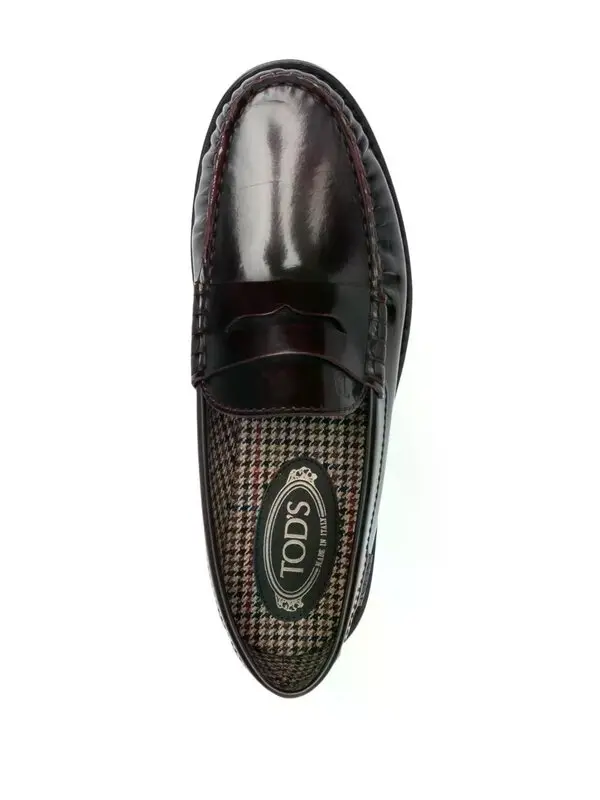 TOD'S Penny-slot Leather Loafers