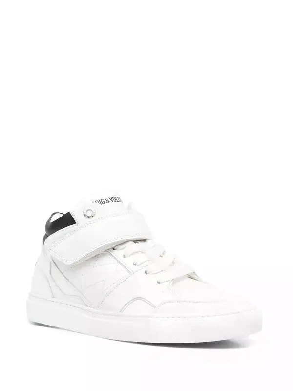 Zadig&Voltaire Logo-print Touch-strap Sneakers