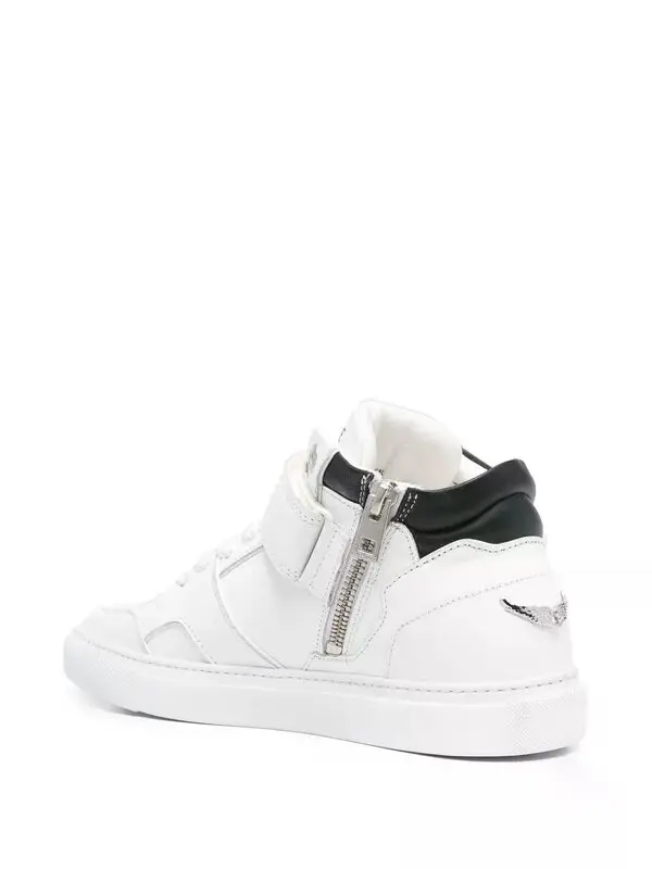 Zadig&Voltaire Logo-print Touch-strap Sneakers