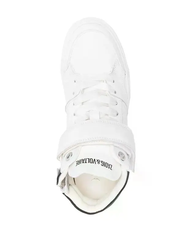 Zadig&Voltaire Logo-print Touch-strap Sneakers