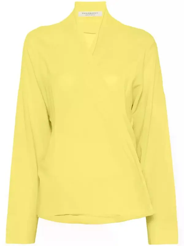 Philosophy Di Lorenzo Serafini Wrap Blouse