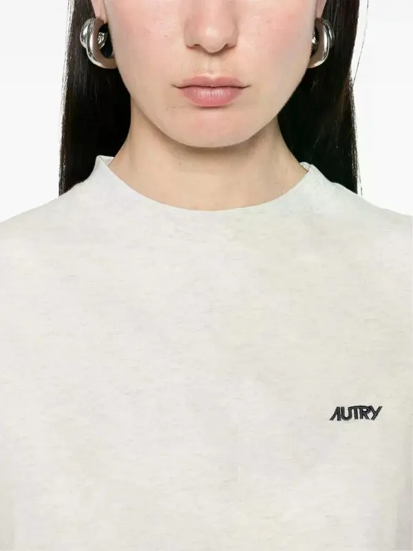 AUTRY Logo-embroidered T-shirt