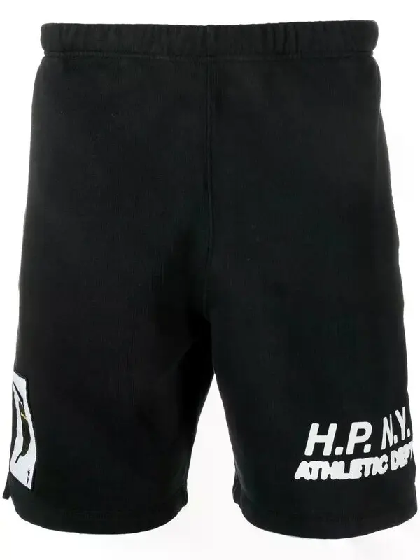 Heron Preston Slogan-print Cotton Shorts