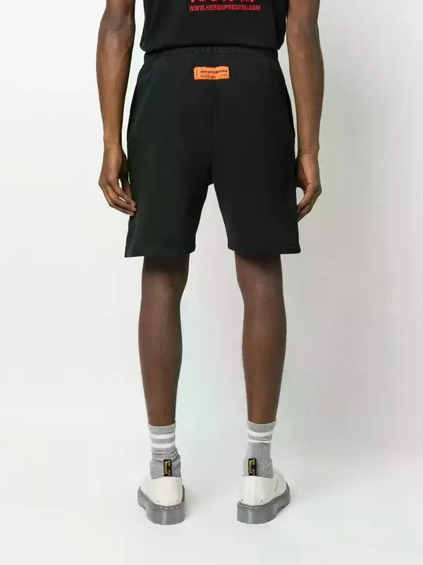 Heron Preston Slogan-print Cotton Shorts