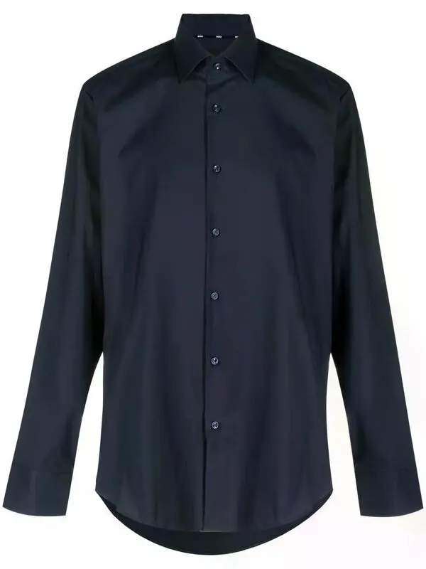 BOSS Kent Slim-fit Shirt - Blue