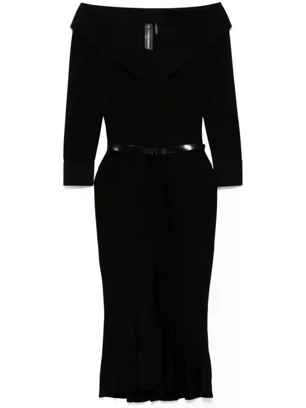 Norma Kamali Belted Dress
