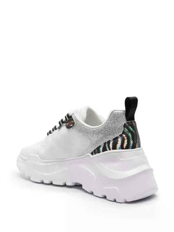 Just Cavalli Monogram Panelled Chunky Sneakers