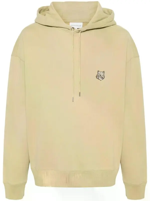 Maison Kitsuné Bold Fox Head-patch Hoodie - Neutrals