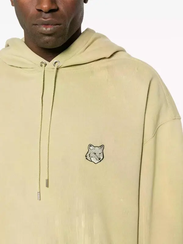 Maison Kitsuné Bold Fox Head-patch Hoodie - Neutrals