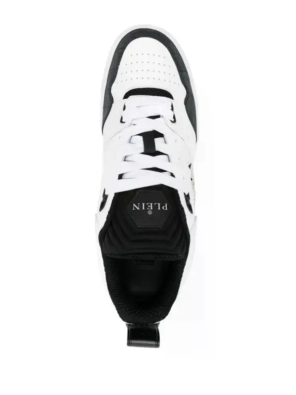 Philipp Plein Logo-appliqué Leather Sneakers