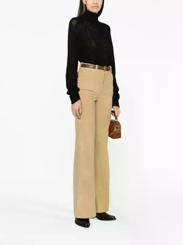 Etro Cable-knit Roll-neck Jumper