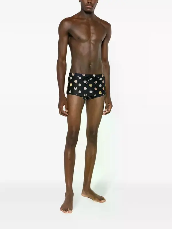 AMIR SLAMA Graphic-print Swim Shorts