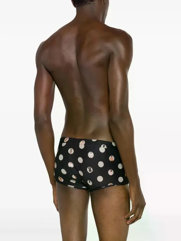 AMIR SLAMA Graphic-print Swim Shorts