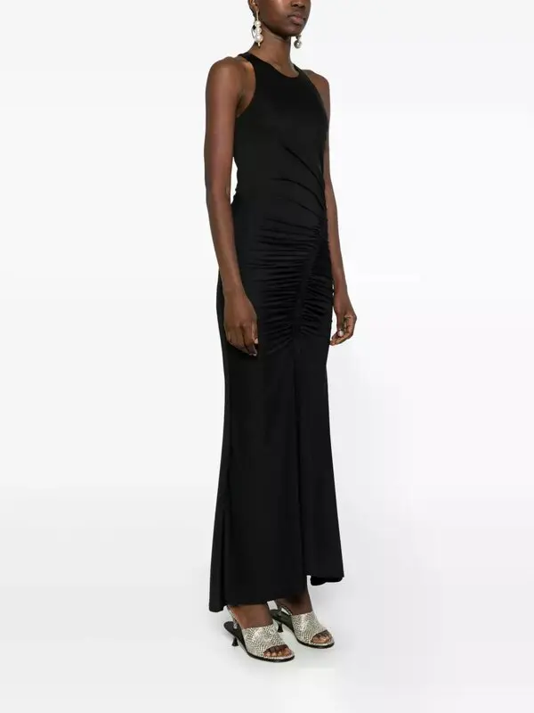 Patrizia Pepe Ruched Maxi Dress
