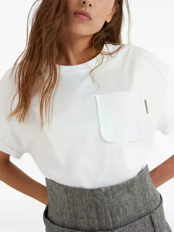 Brunello Cucinelli Crew-neck Cotton T-shirt