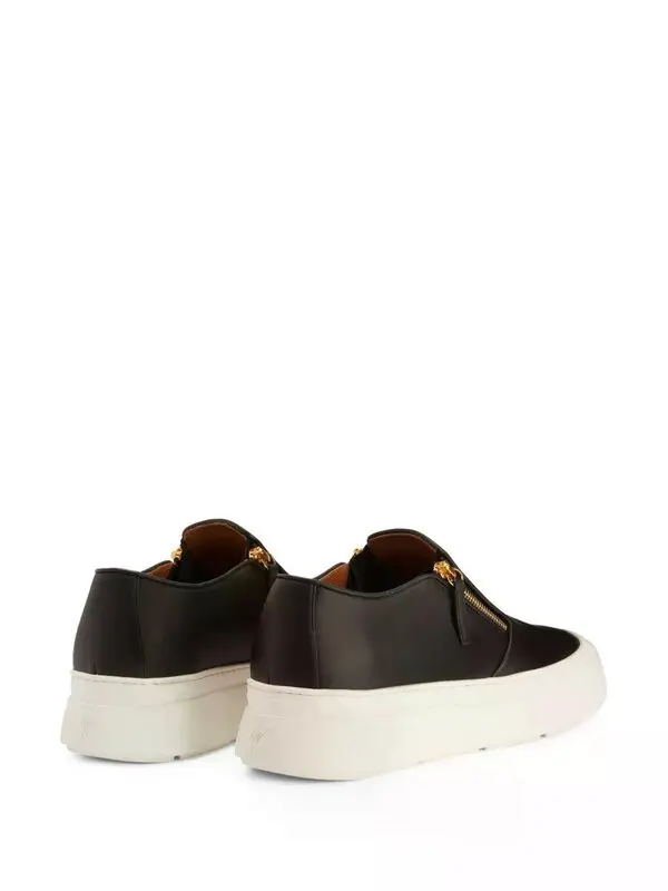 GIUSEPPE ZANOTTI Mike Zip Low-top Sneakers - Black