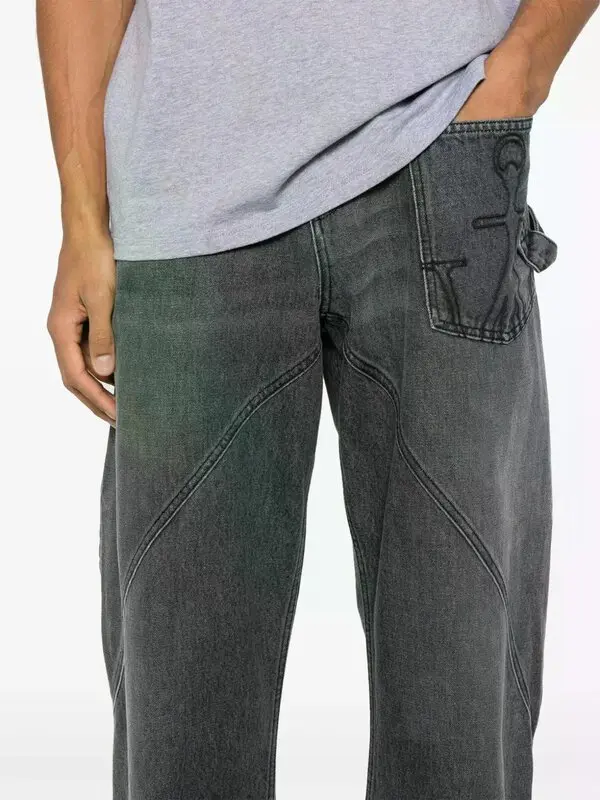JW Anderson Twisted Workwear Jeans - Grey