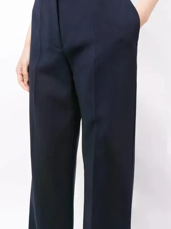 Off-White Wide-leg Virgin Wool Blend Trousers