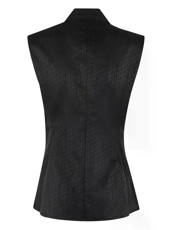 Helmut Lang Jacquard Satin Vest