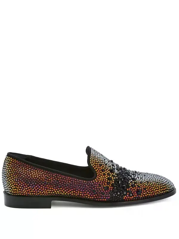 GIUSEPPE ZANOTTI Marthinique Crystal-embellished Loafers