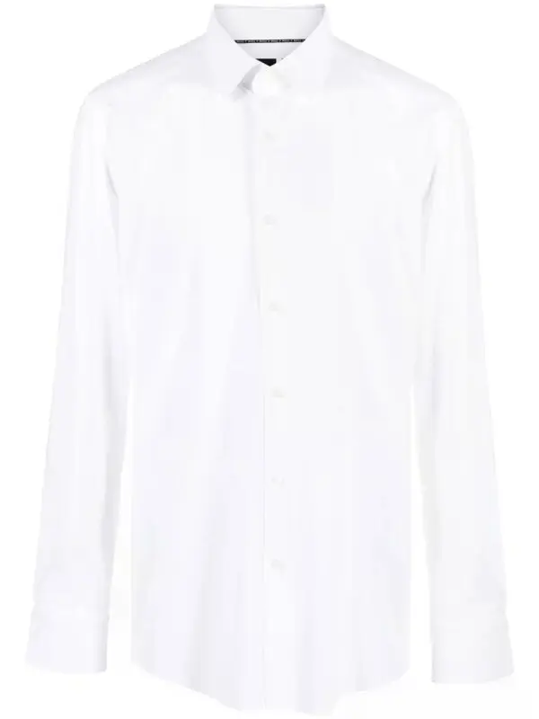 BOSS Pointed-collar Long-sleeve Shirt